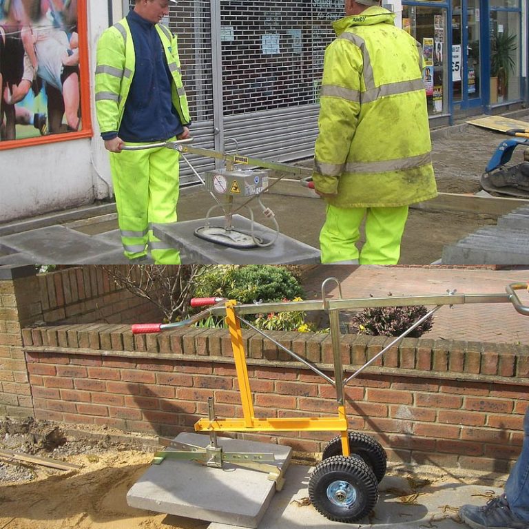 Vacuum Paving Slab Lifter Hire VPH 150 - Humberside Lifting Services
